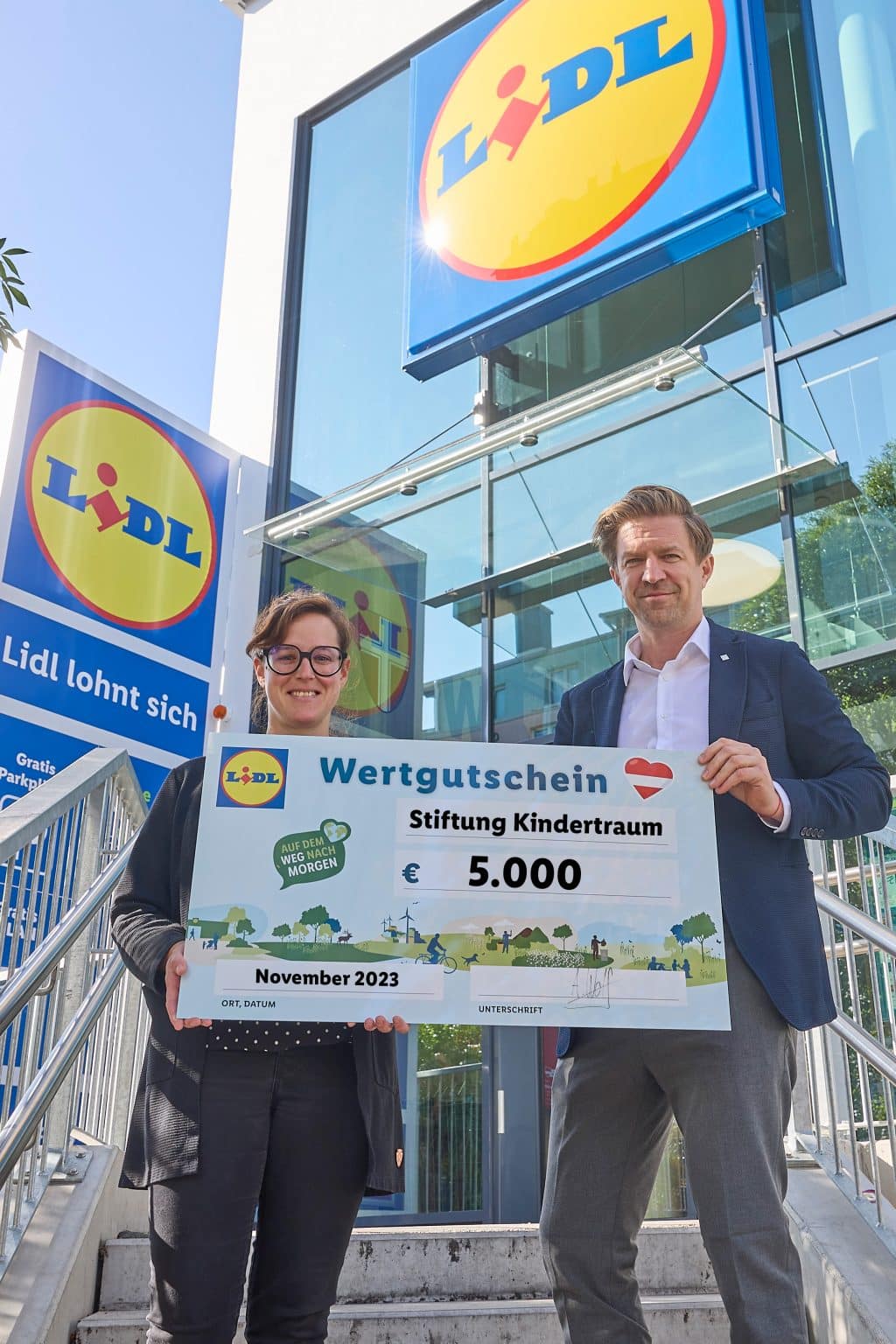 Lidl Österreich spendet EUR 5.000,- für Kinder mit schwerer Erkrankung ...